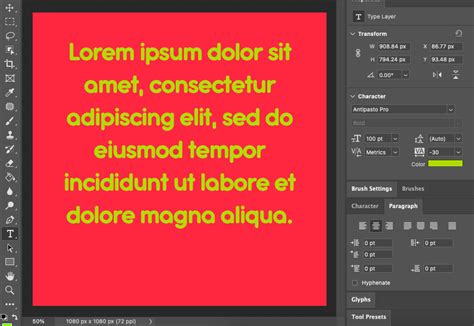 How To Center Text In Photoshop Within Canvas Or Selection