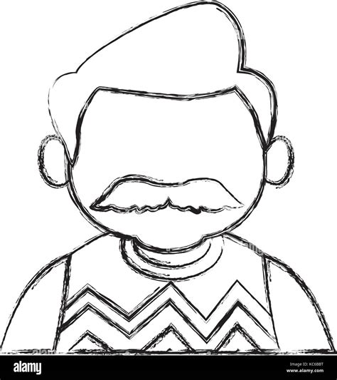 Cute Grandfather Cartoon Stock Vector Image And Art Alamy