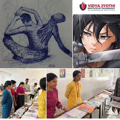 Vidya Jyothi Institute Of Technology On Linkedin Vjit Artexhibition