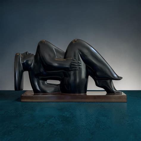 Carl Payne Contemporary Reclining Bronze Nude Figurative Sculpture
