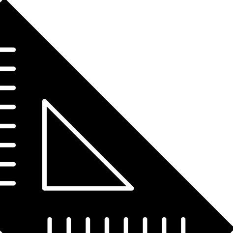 Set Square Glyph Icon Vector Art At Vecteezy