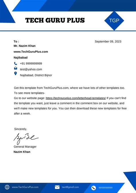 Editable Stylish Letterhead Format Excel Free Download Docx Word And Pdf