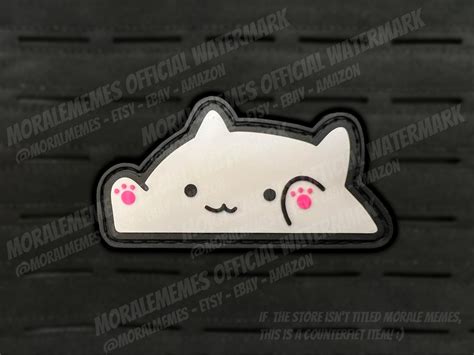 Cute Cat Meme Funny Pvc Morale Patch Etsy