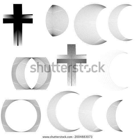 Set Abstract Design Elements Vector Illustration Stock Vector Royalty