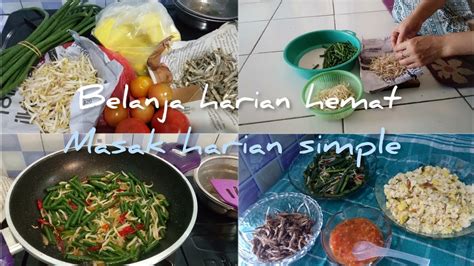 BELANJA HARIAN HEMAT MASAK HARIAN SIMPLE YouTube