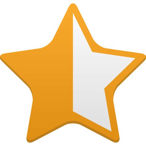 star half full icon flatastic 2 iconpack custom icon design