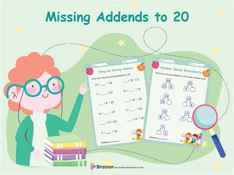 Missing Addends To 20 20 Printable Pages