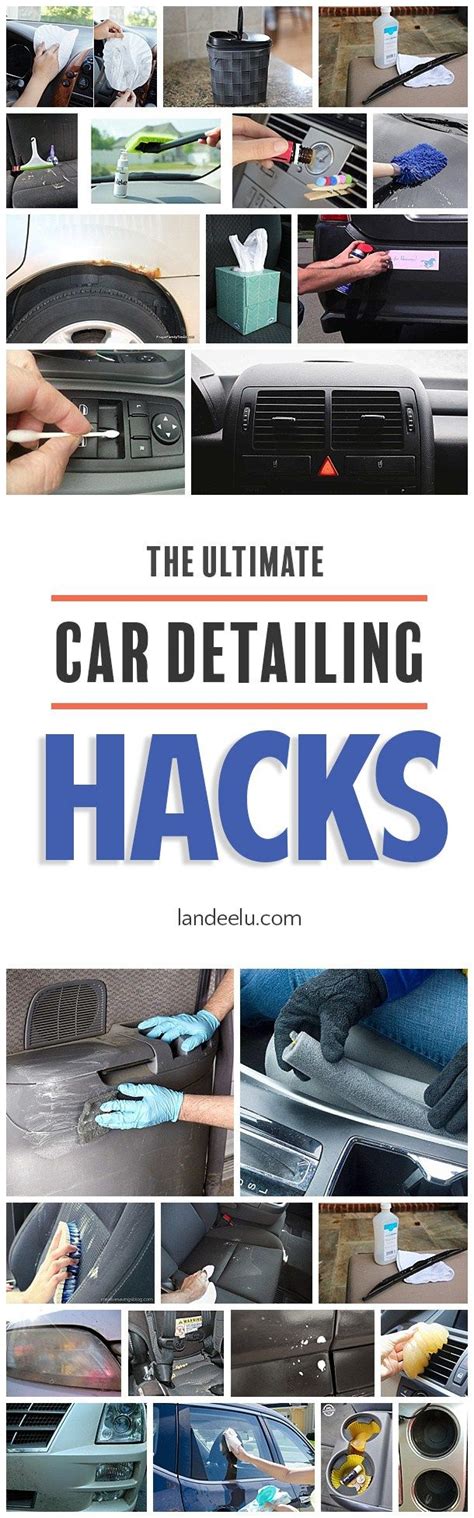 Car Detailing Hacks, Tips and Tricks | Car detailing tricks, Car detailing, Car care tips