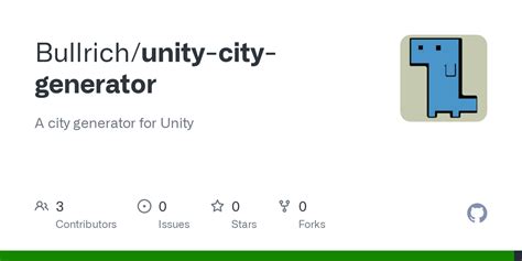 Github Bullrichunity City Generator A City Generator For Unity