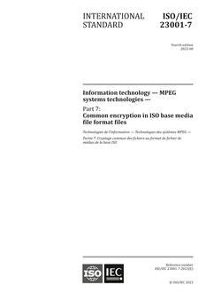 ISO IEC 23001 7 2023