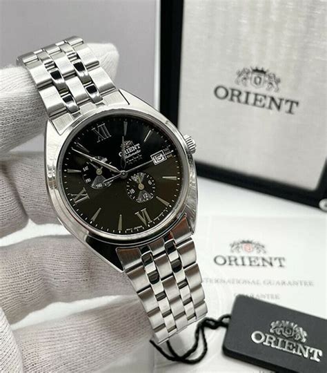 Мужские наручные часы Orient RA-AK0504B10B Серебро\Черный ударопрочные ...