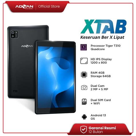 Jual Advan Xtab Spesifikasi Original Murah Diskon Harga Mei Blibli