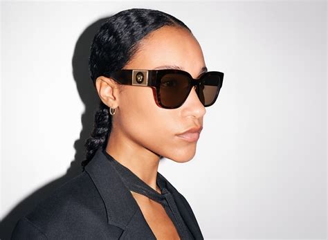 Versace Ve4437u 54 Dark Brown And Havana Sunglasses Sunglass Hut Usa