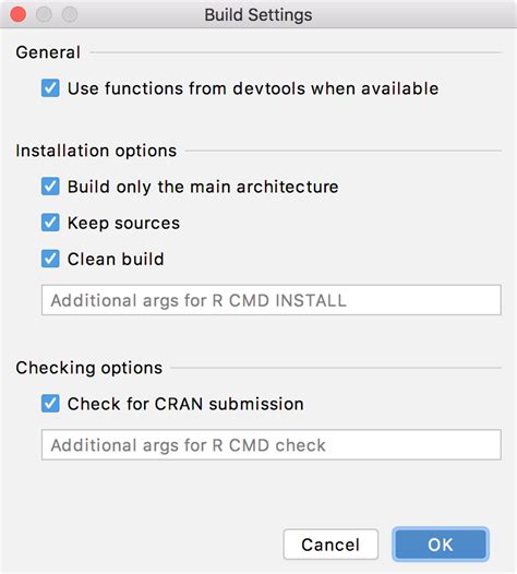 Build R Packages PyCharm Documentation