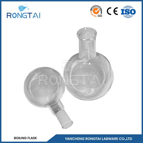 Rongtai Lab Quartz Glass Ware Factory Boiling Flask Round Bottom China 10000ml 20000ml 50l