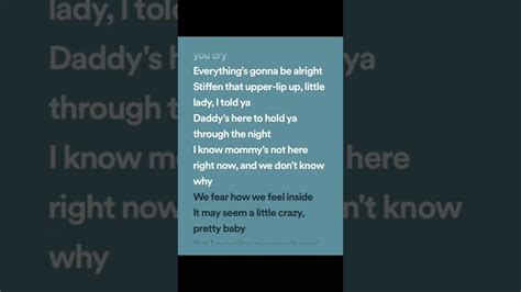 Eminem Mockingbird Lyrics Spotify Version Youtube