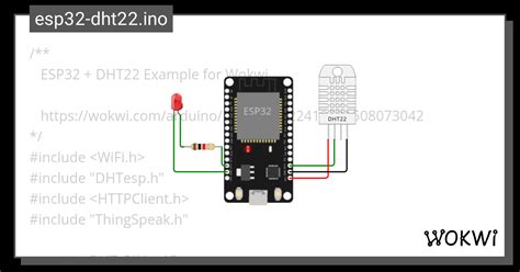 Esp32 Dht22 Web Wokwi Esp32 Stm32 Arduino Simulator