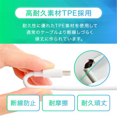 楽天市場TypeC USB ケーブル 3本セット 充電ケーブル usb c 30cm 0 3m 1m 150cm 1 5m 2m タイプc