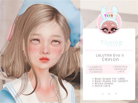 Second Life Marketplace Yubb Tomoe Shape Lelutka Evox Ceylon