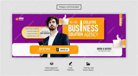 Premium Psd Psd Digital Marketing Agency And Corporate Facebook Cover