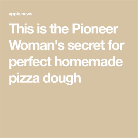 Perfect Homemade Pizza Dough Recipe