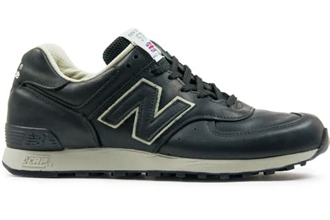 New Balance 576 MiUK Black Leather Herren - M576CKK - DE
