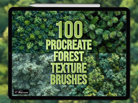 Forest Procreate Texture Brushes Forest Texture Procreate Brushes Procreate Foreat Brushes