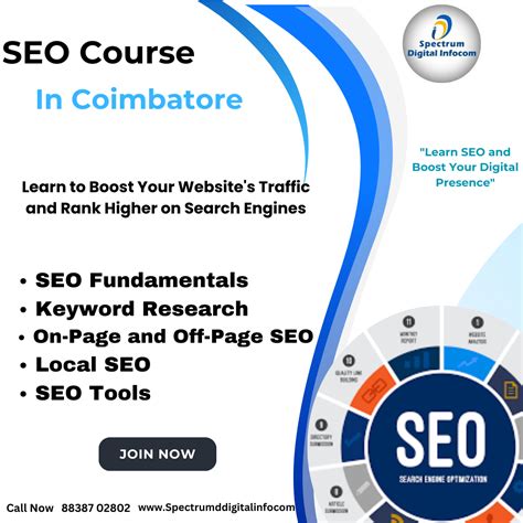 Seo Course In Coimbatore Spectrum Institute Is One Of The… By