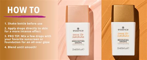 Essence Drop Of Sunshine Highlighter Drops Lightweight Buildable Hydrating