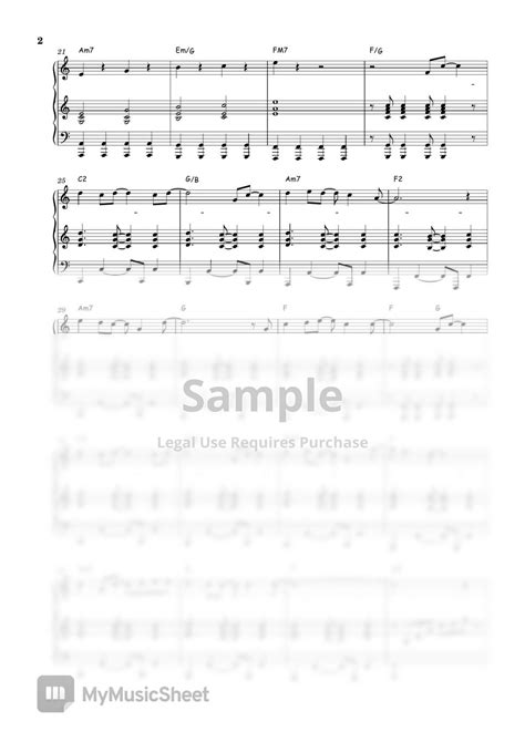 천관웅 불을 내려 주소서 C Key Sheets By 생명의건반