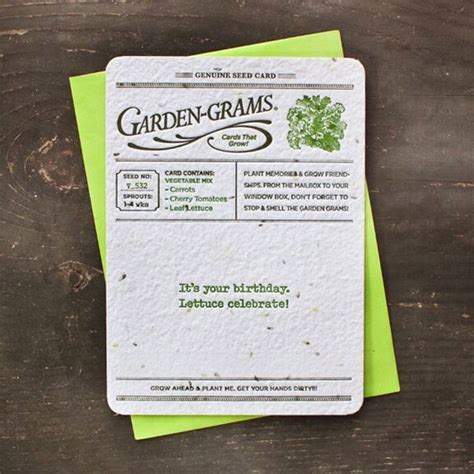 Plantable Veggie Seed Paper Greeting Cards American Meadows