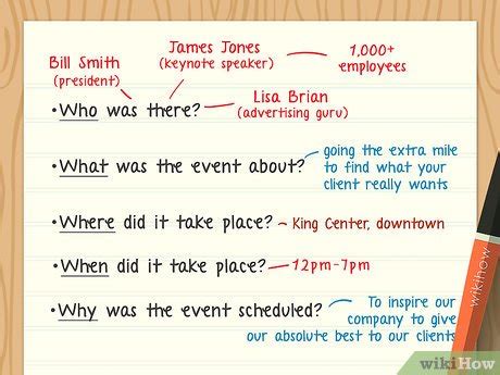 How To Write An Event Report Steps With Pictures WikiHow