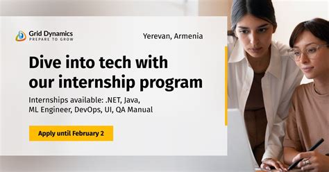 Internship In Yerevan Careers At Grid Dynamics Grid Dynamics