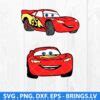 Lightning McQueen SVG Lightning SVG Cars SVG PNG DXF