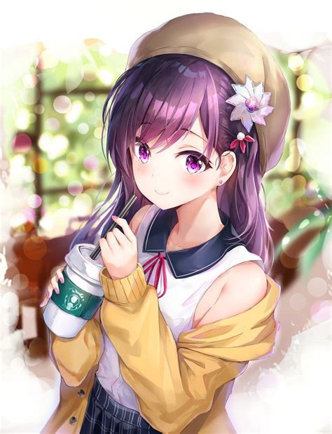Pretty Anime Girl Telegraph
