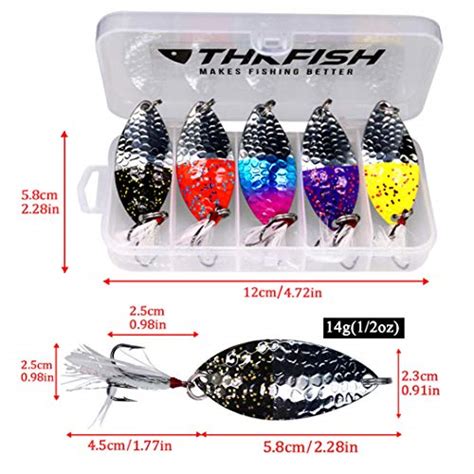 Thkfish Fishing Lure Fishing Spoons Fishing Trout Lures Walleye Spoons
