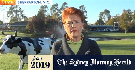 Video Pauline Hanson Takes Swing At Clive Palmer