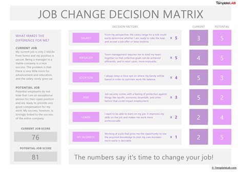 12 BEST Decision Matrix Templates Word Excel PowerPoint
