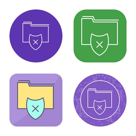 Vulnerable Folder Vector Icon 25073479 Vector Art At Vecteezy