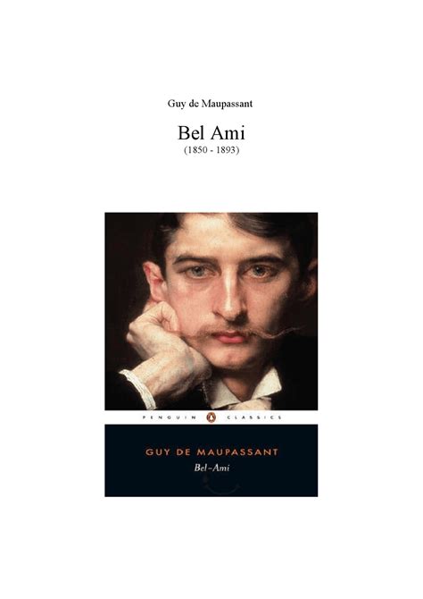 Bel Ami Di Guy De Maupassant Docsity