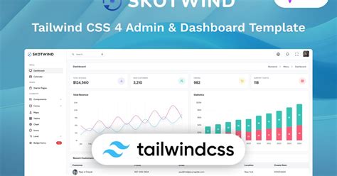 Skotwind Tailwind Css 4 Admin And Ui Kit Template Admin Templates Ft Admin And Template Envato