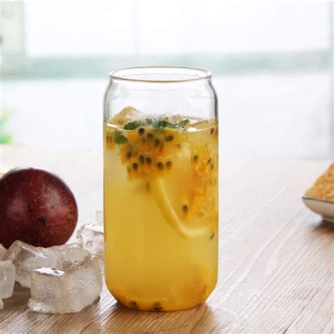 Can Shape Glass Beverage Cup Vmara Glass