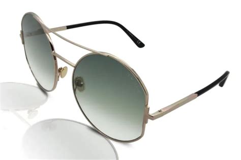 TOM FORD FT0782 Dolly Femmes Lunettes De Soleil 28B Or Gris Miroir EUR