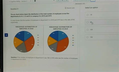 3 Cognitive Abllity Section C Attempted 7 10 StudyX