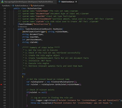 Erstellen Eines Regel Engine Projekts Mit Visual Studio Code