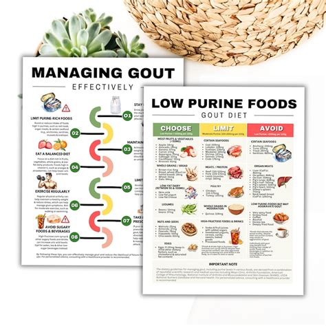 Low Purine Foods Gout Diet Plan Gout Food Chart Low Purines Food