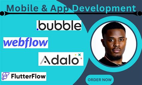 Develop Custom Mobile And Web Apps With Bubble Io Adalo Flutterflow By