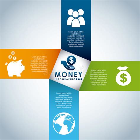 Money Infographics Stock Vector Illustration Of Hand 50135851