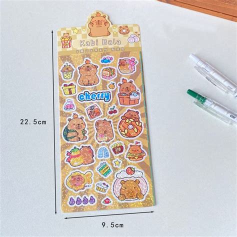 Набор наклеек Милая капибара Стикеры для ежедневника 1 упак купить на Ozon по низкой цене