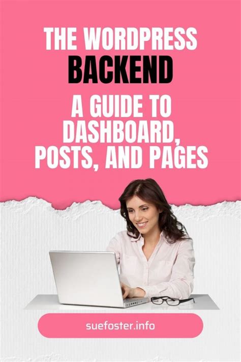 The Wordpress Backend A Guide To Dashboard Posts And Pages Sue Foster Earning And Learning